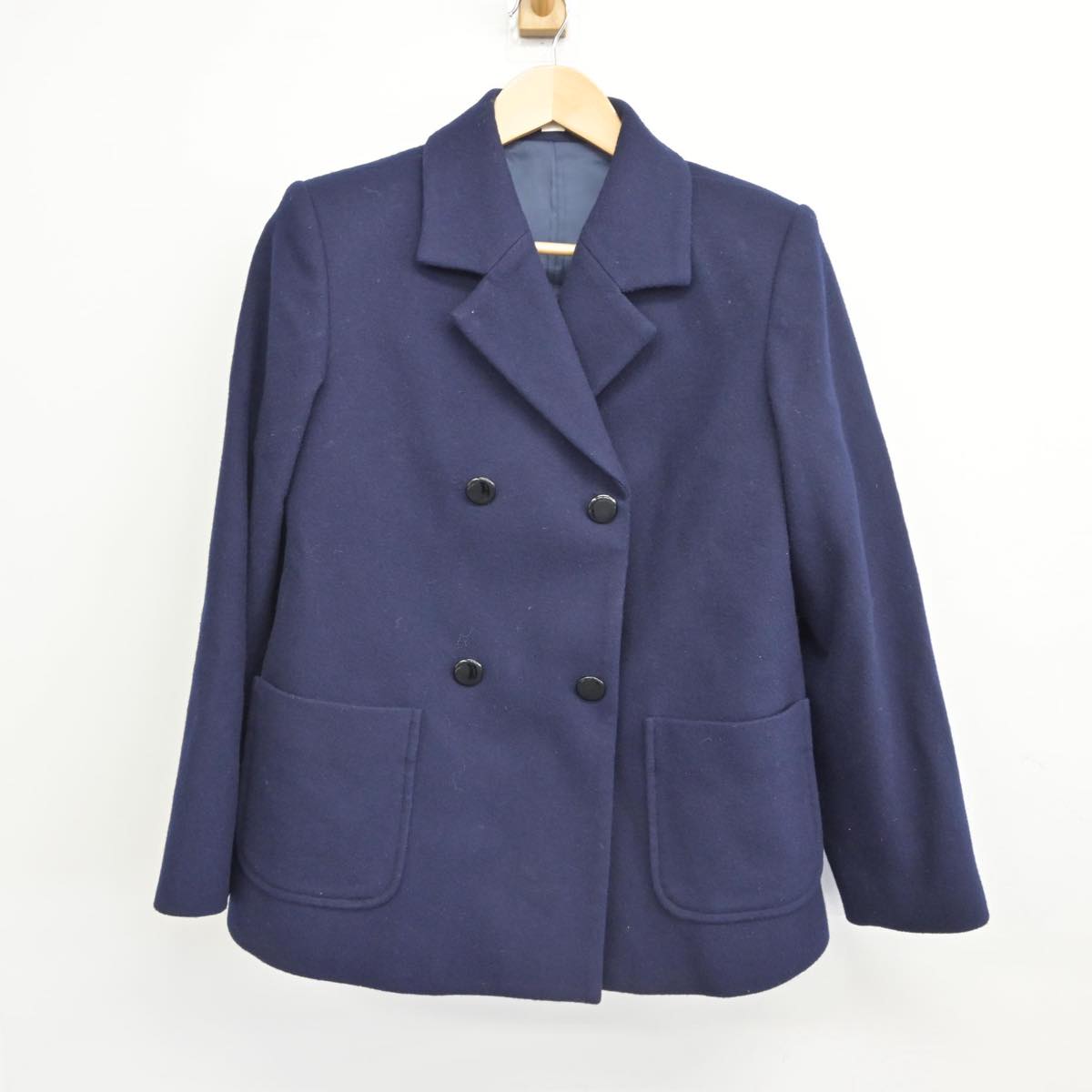 【中古】熊本県 真和高等学校 女子制服 1点（コート）sf031056 中古制服通販パレイド