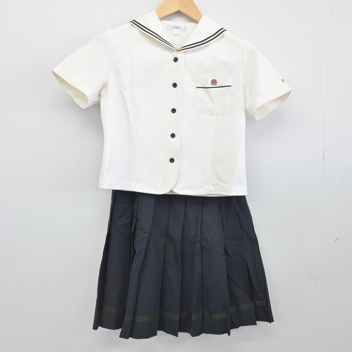 【中古】大阪府 初芝立命館高等学校 女子制服 3点（セーラー服・スカート）sf031460 中古制服通販パレイド