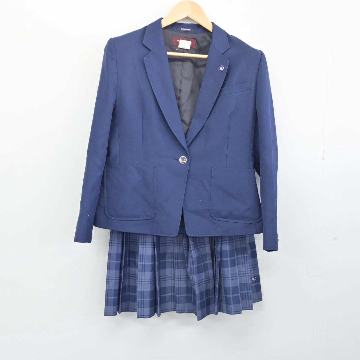 【中古】神奈川県 秦野曽屋高等学校 女子制服 4点(ブレザー・スカート)sf032137 中古制服通販パレイド