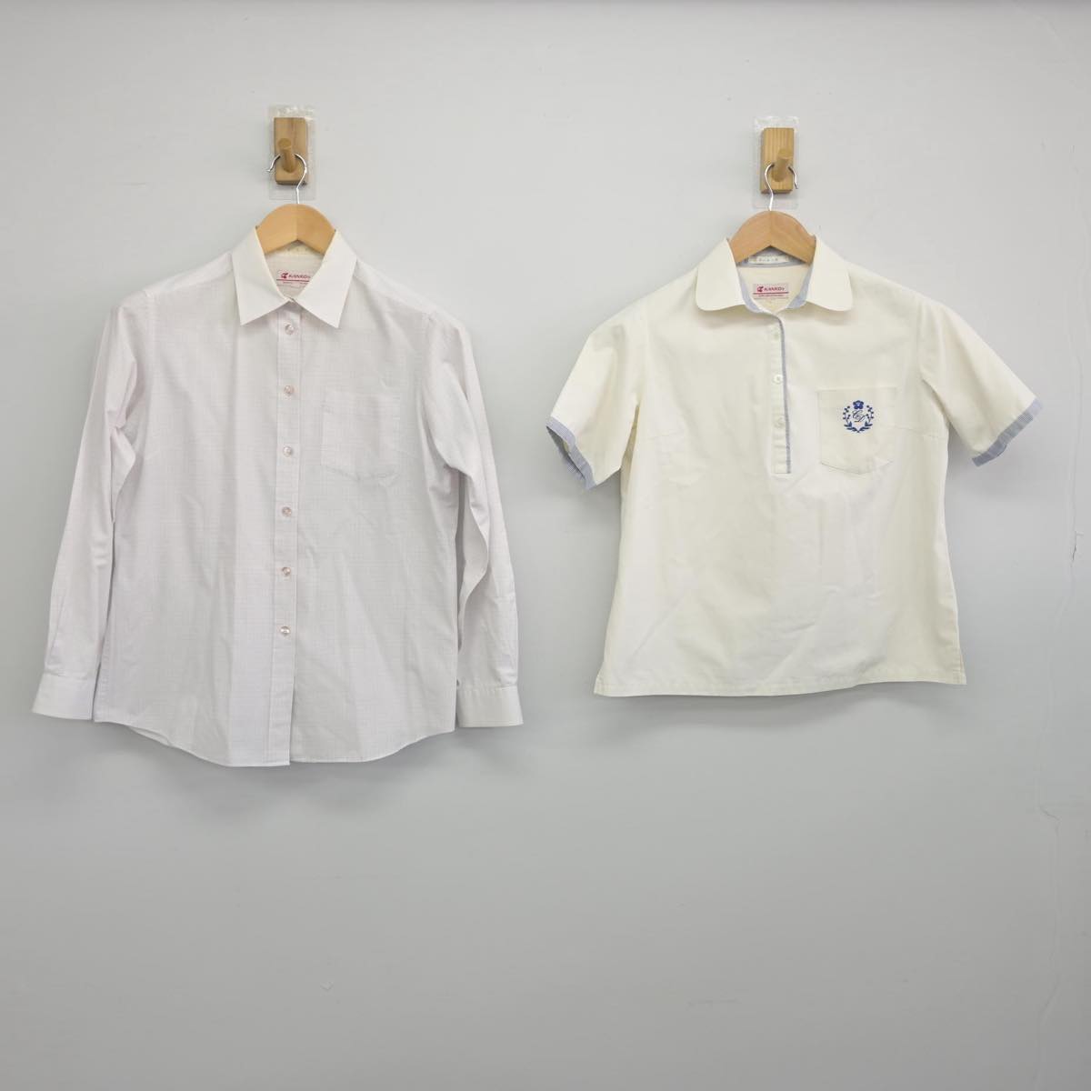 【中古】福岡県 筑紫台高等学校 女子制服 2点（シャツ）sf032144 中古制服通販パレイド