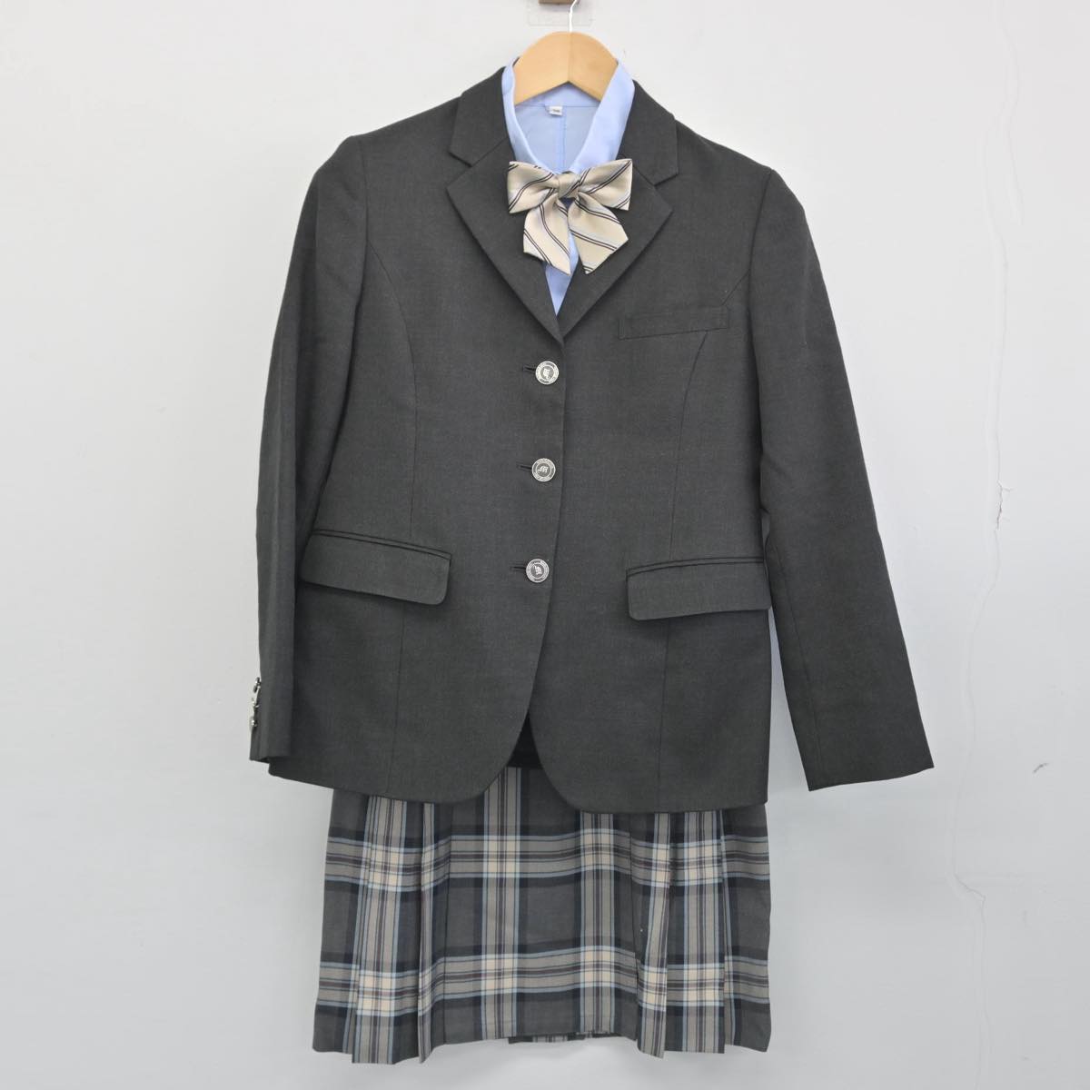 【中古】高知県 高知丸の内高等学校 女子制服 6点（ブレザー・シャツ・スカート）sf032145 中古制服通販パレイド