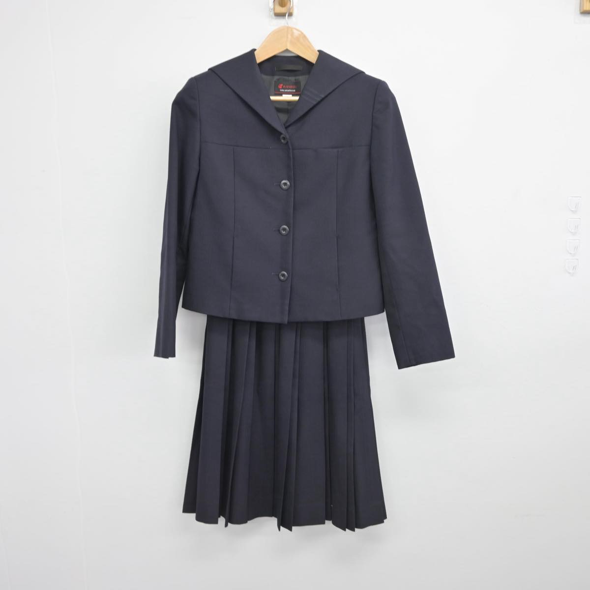 【中古】宮城県 仙台市立仙台青陵中等教育学校 女子制服 2点（セーラー服・スカート）sf032376 中古制服通販パレイド
