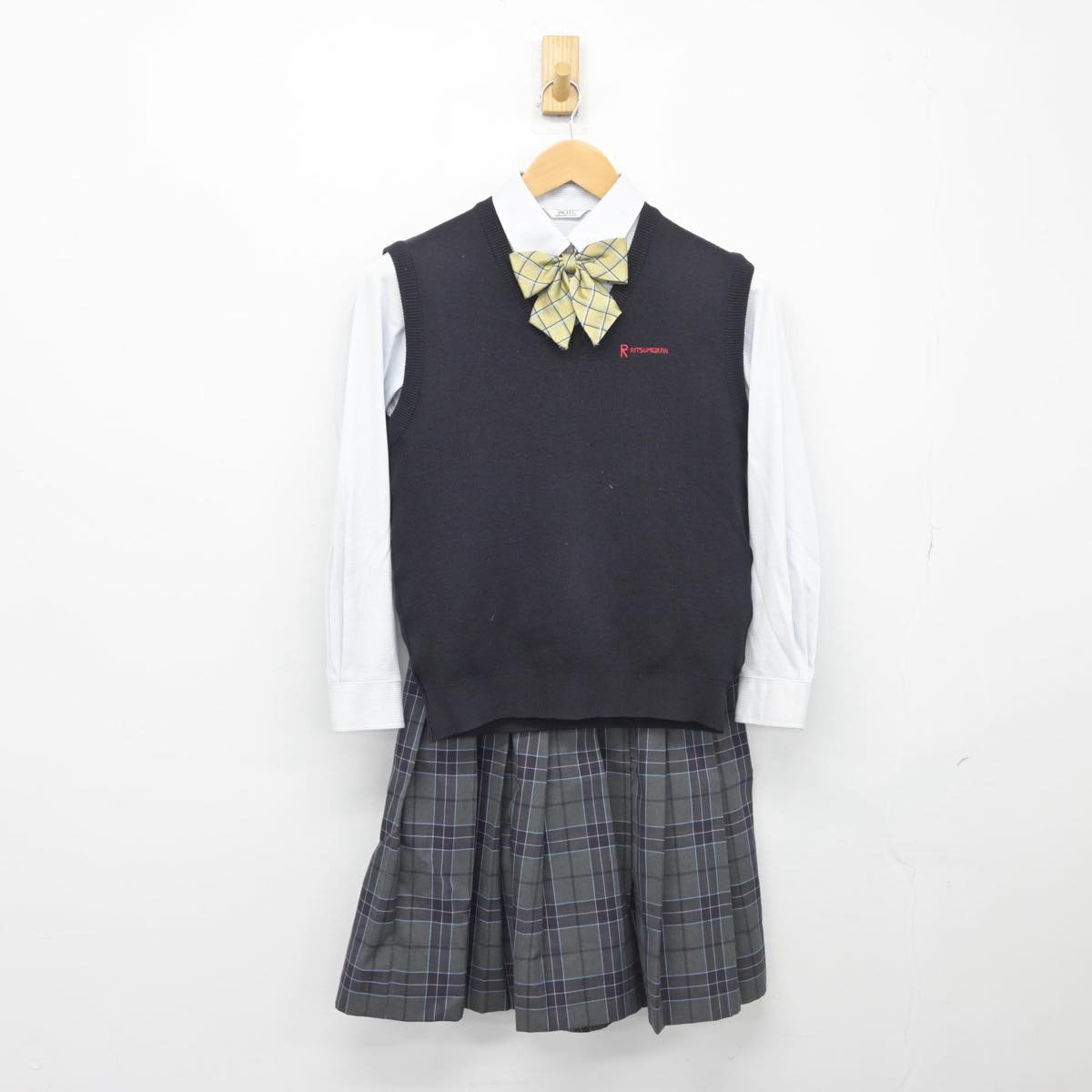 【中古】滋賀県 立命館守山中学校・高等学校 女子制服 5点（その他アイテム・シャツ・スカート）sf032429 中古制服通販パレイド