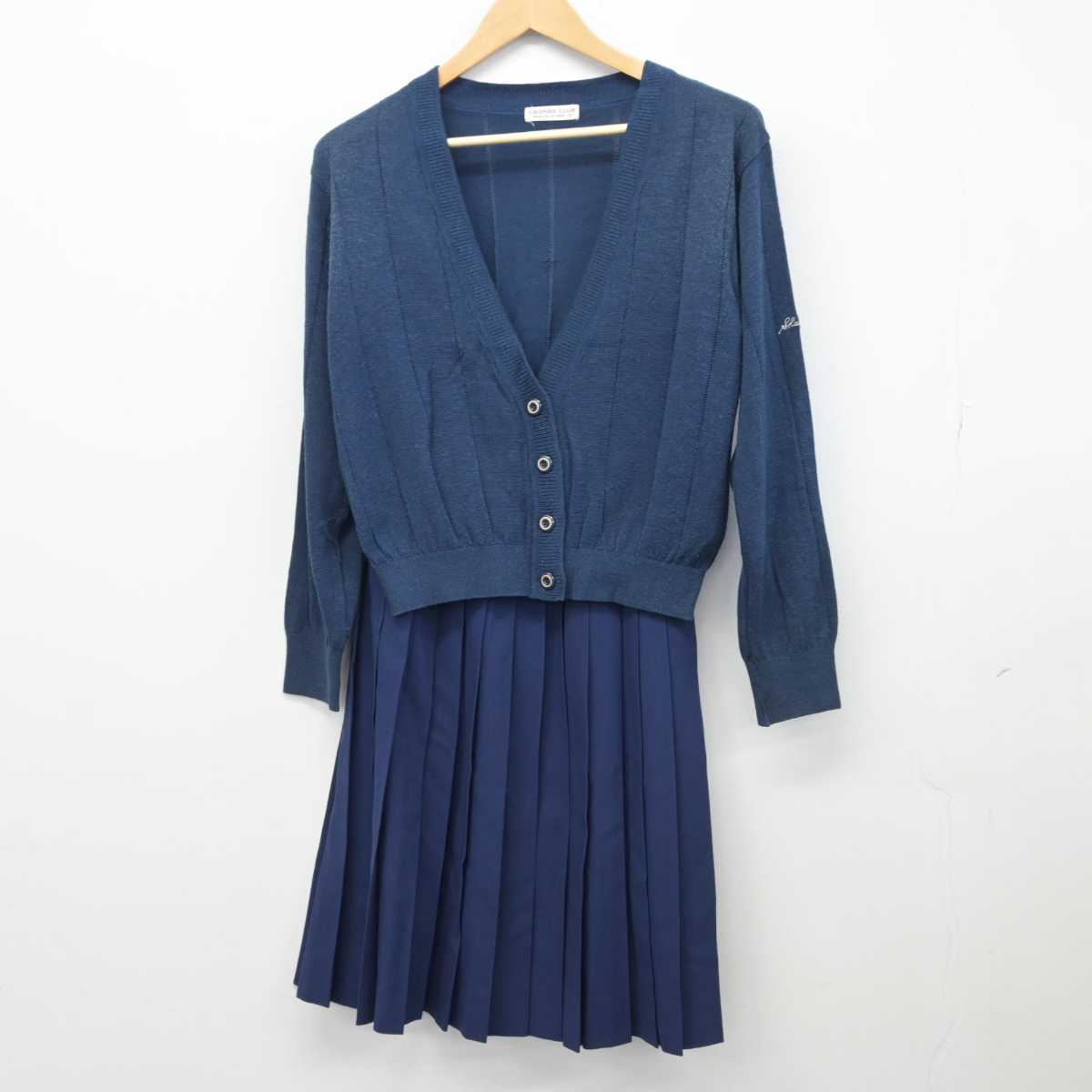 【中古】愛知県 愛知淑徳中学校 女子制服 3点（ニット・スカート・スカート）sf032809 中古制服通販パレイド