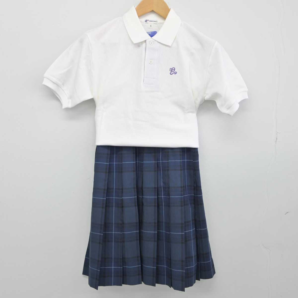 【中古】奈良県 橿原市立八木中学校 女子制服 2点（シャツ・スカート）sf032846 中古制服通販パレイド