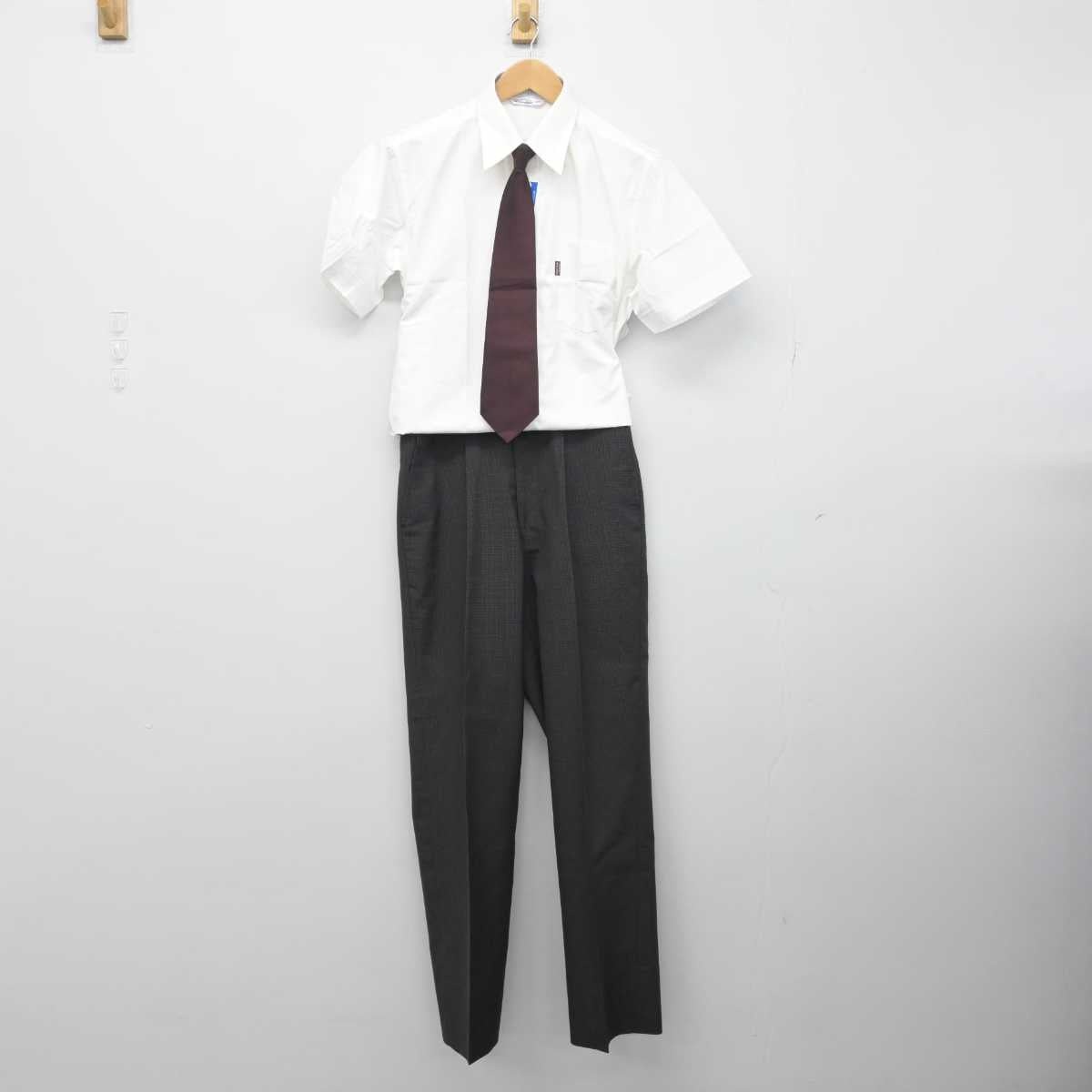 【中古】千葉県 日本大学習志野高等学校 男子制服 3点（シャツ・ズボン）sf033013 中古制服通販パレイド