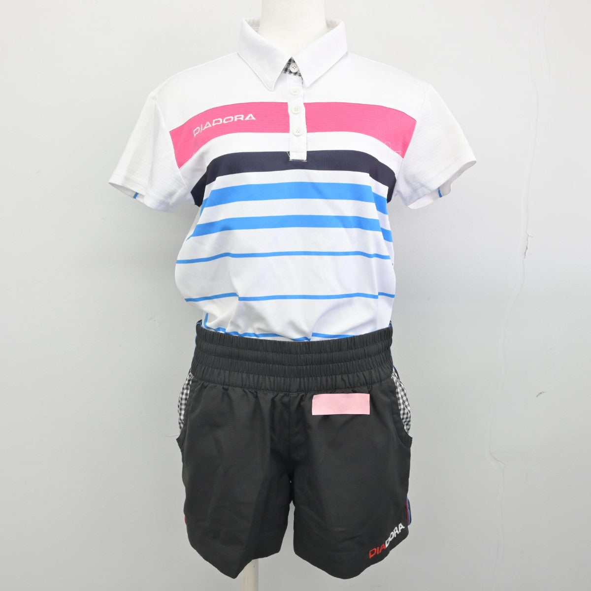 【中古】福島県 福島東高等学校（テニス部） 女子制服 2点（部活ユニフォーム 上・部活ユニフォーム 下）sf033347 中古制服通販パレイド