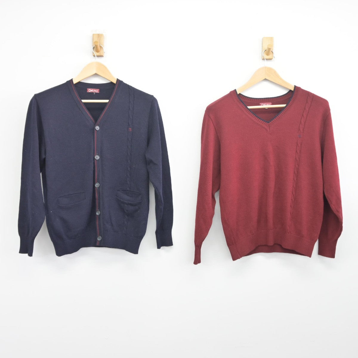 【中古】新潟県 新潟明訓高等学校 男子制服 2点（ニット・ニット）sf033558 中古制服通販パレイド