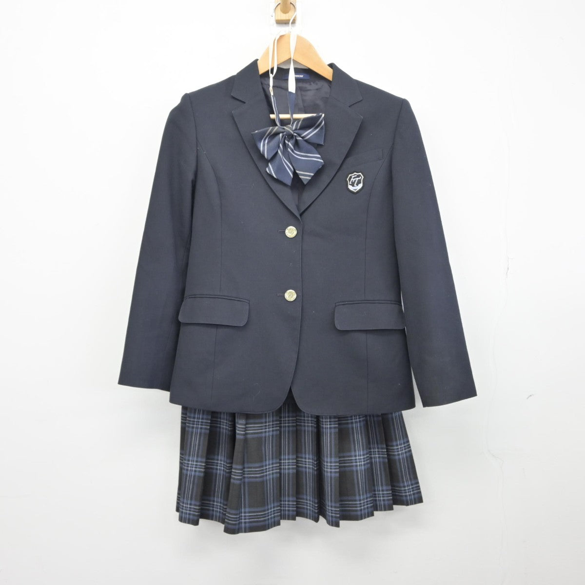 【中古】千葉県 船橋豊富高等学校 女子制服 4点（ブレザー・スカート）sf033740 中古制服通販パレイド