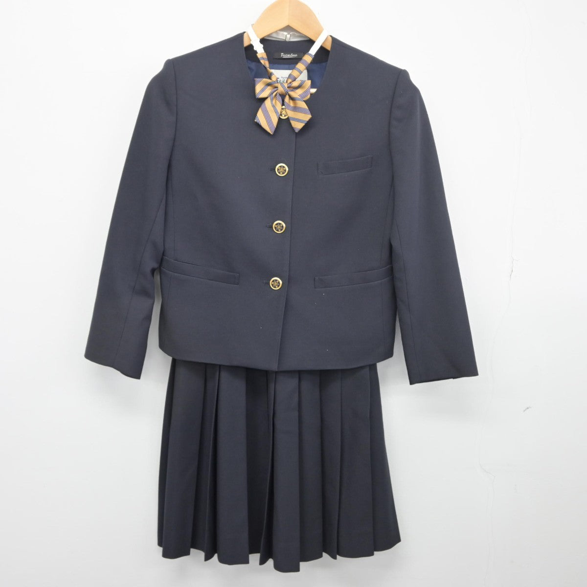 【中古】静岡県 吉原第一中学校 女子制服 3点（ブレザー・スカート）sf033908 中古制服通販パレイド