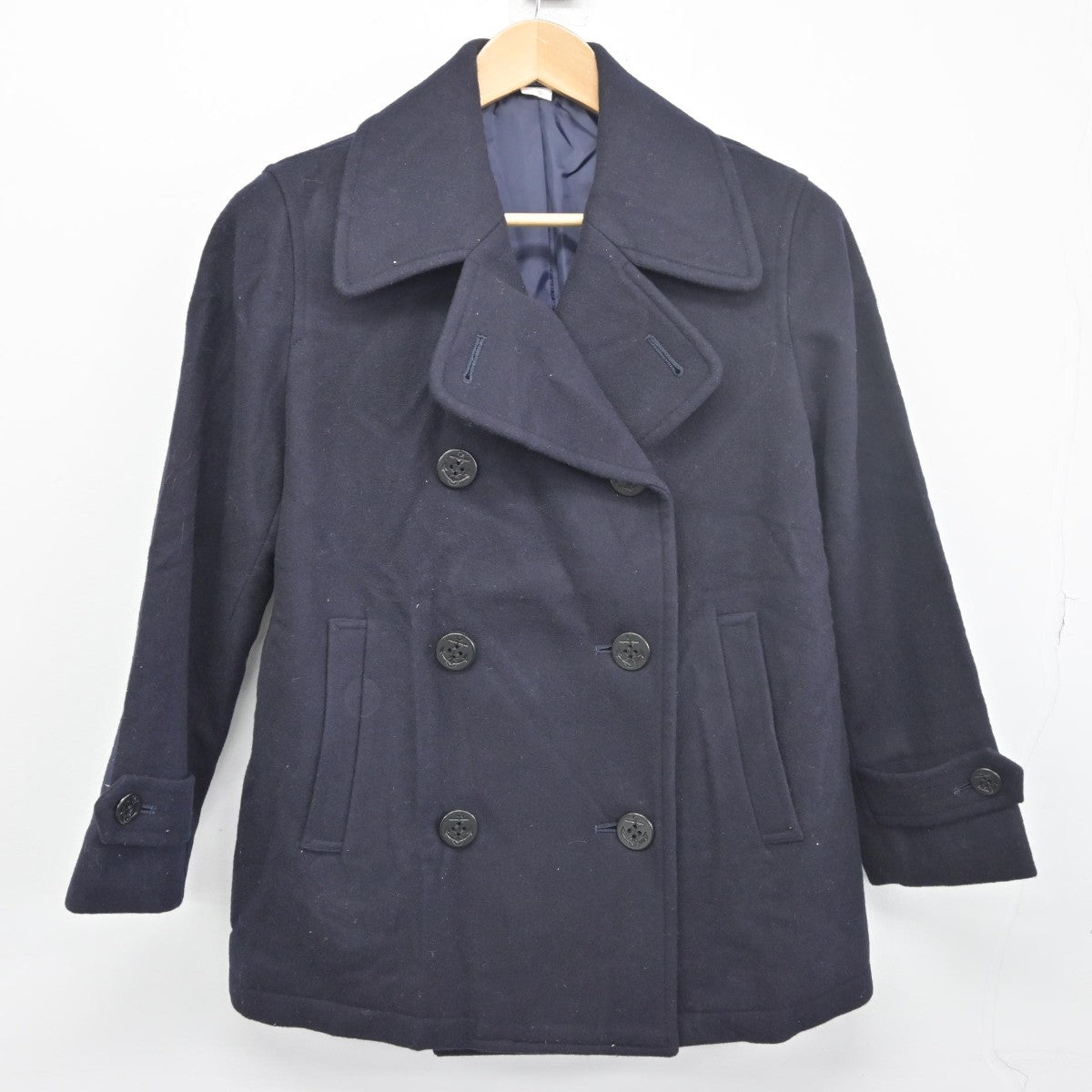 【中古】熊本県 大津北中学校 女子制服 1点（コート）sf034160 中古制服通販パレイド
