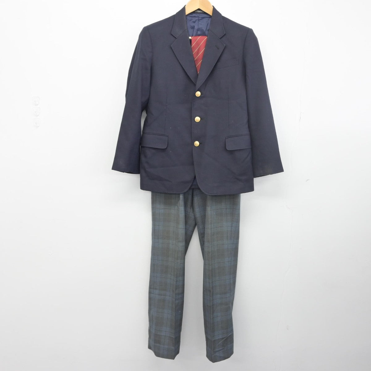 【中古】東京都 松木中学校 男子制服 4点（ブレザー・ズボン・ズボン）sf034161 中古制服通販パレイド