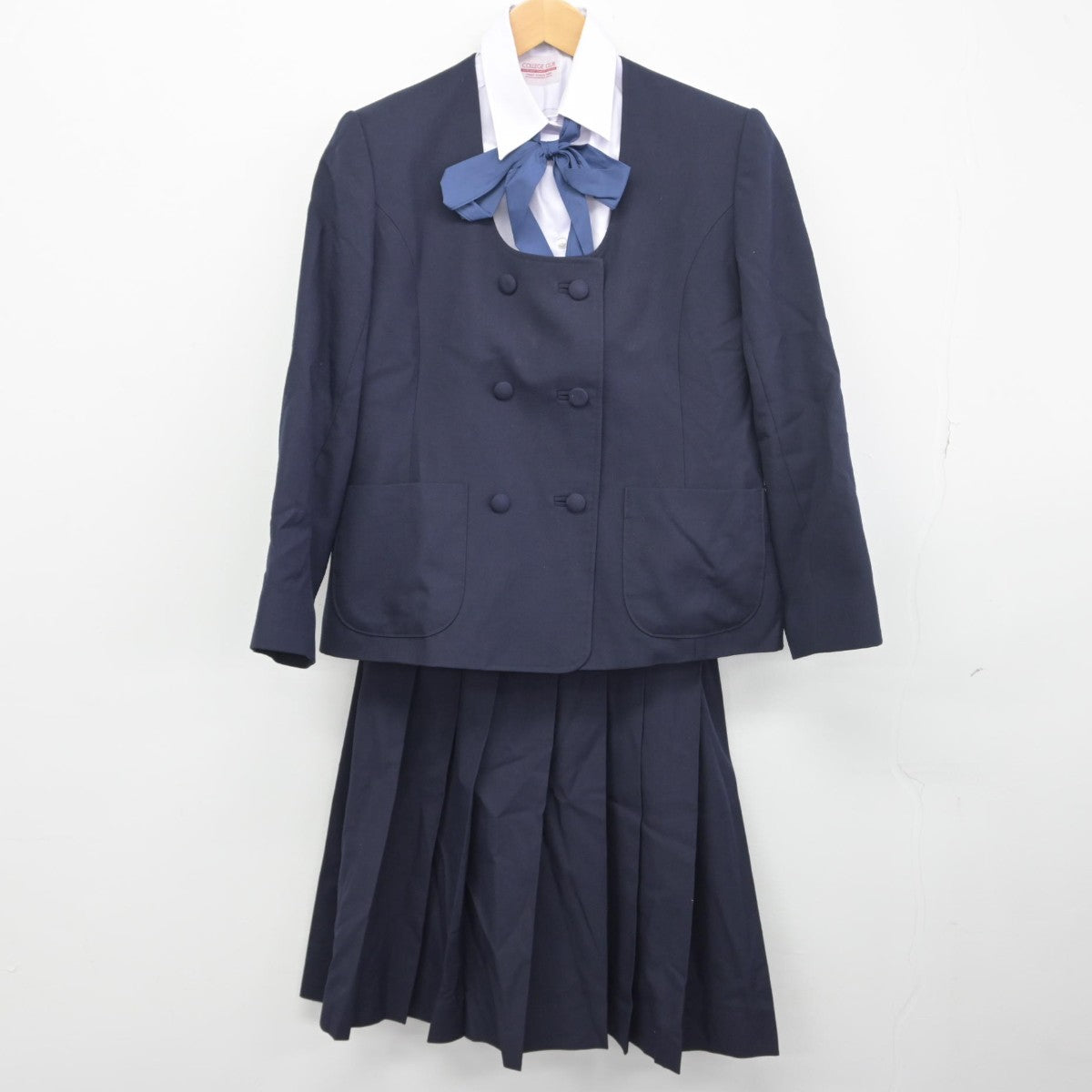 【中古】岩手県 北陵中学校 女子制服 4点（ブレザー・シャツ・スカート）sf034172 中古制服通販パレイド