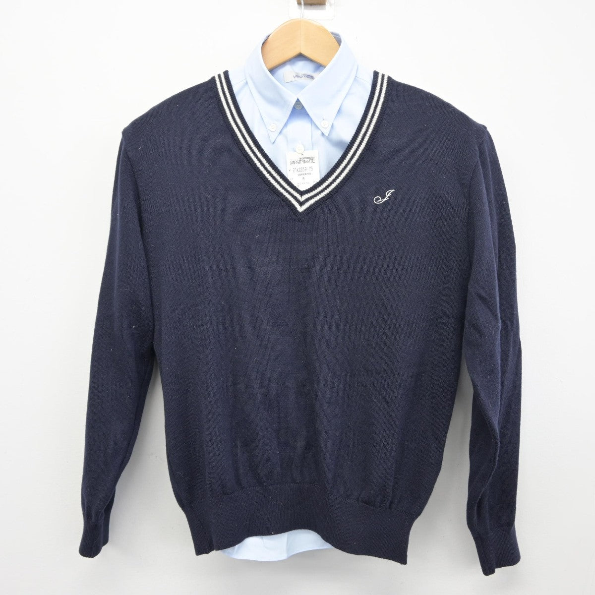 【中古】東京都 城西大学付属城西高等学校 女子制服 3点（ニット・シャツ）sf034226 中古制服通販パレイド