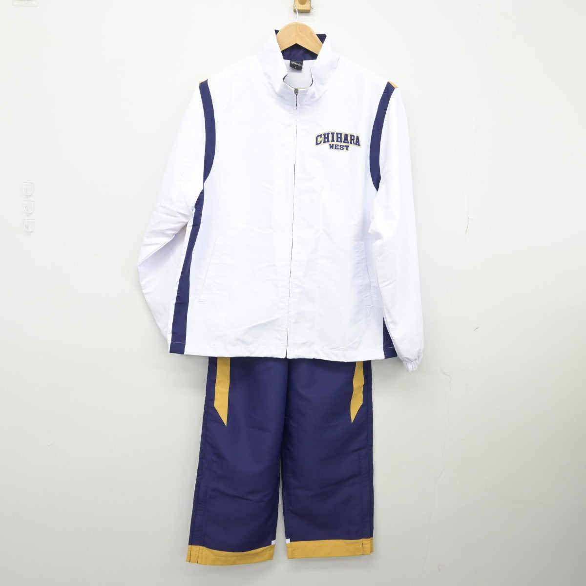 【中古】千葉県 ちはら台西中学校バスケットボール部 男子制服 2点（ジャージ 上・ジャージ 下）sf034378 中古制服通販パレイド