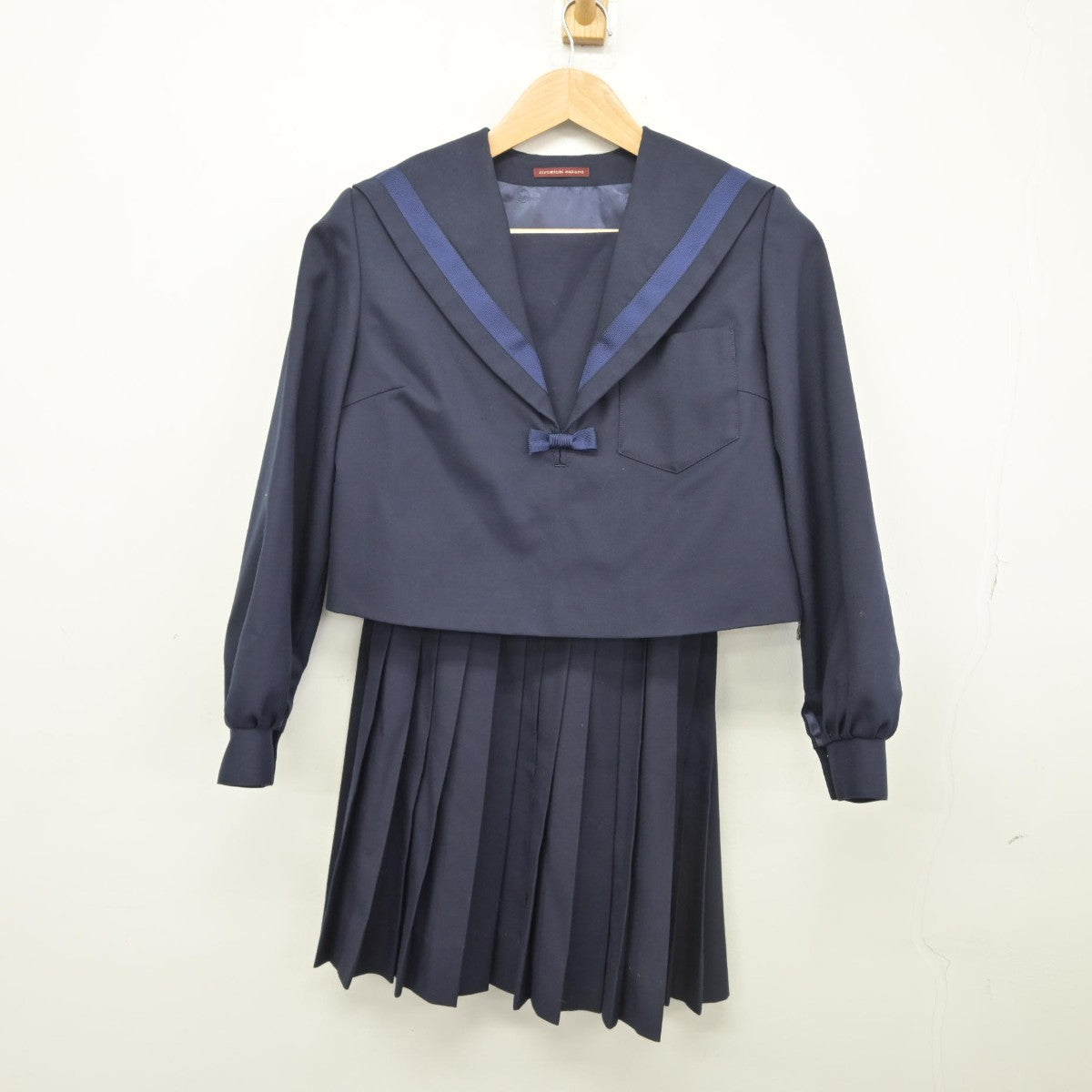 【中古】岐阜県 大垣南高等学校 女子制服 3点（セーラー服・スカート・スカート）sf034458 中古制服通販パレイド