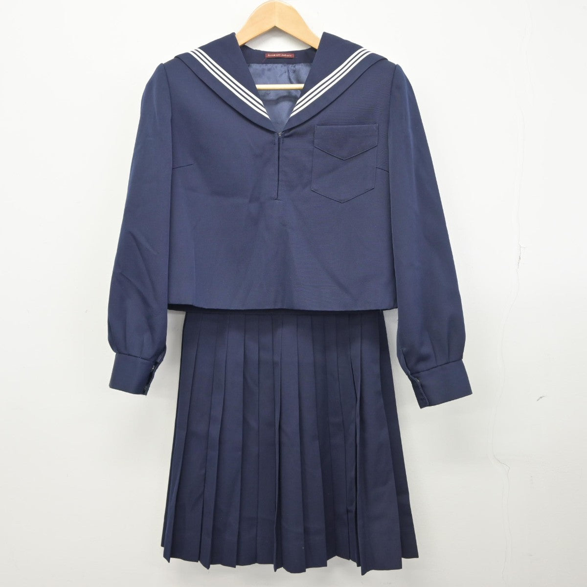 【中古】徳島県 池田高等学校（旧モデル） 女子制服 2点（セーラー服・スカート）sf034516 中古制服通販パレイド