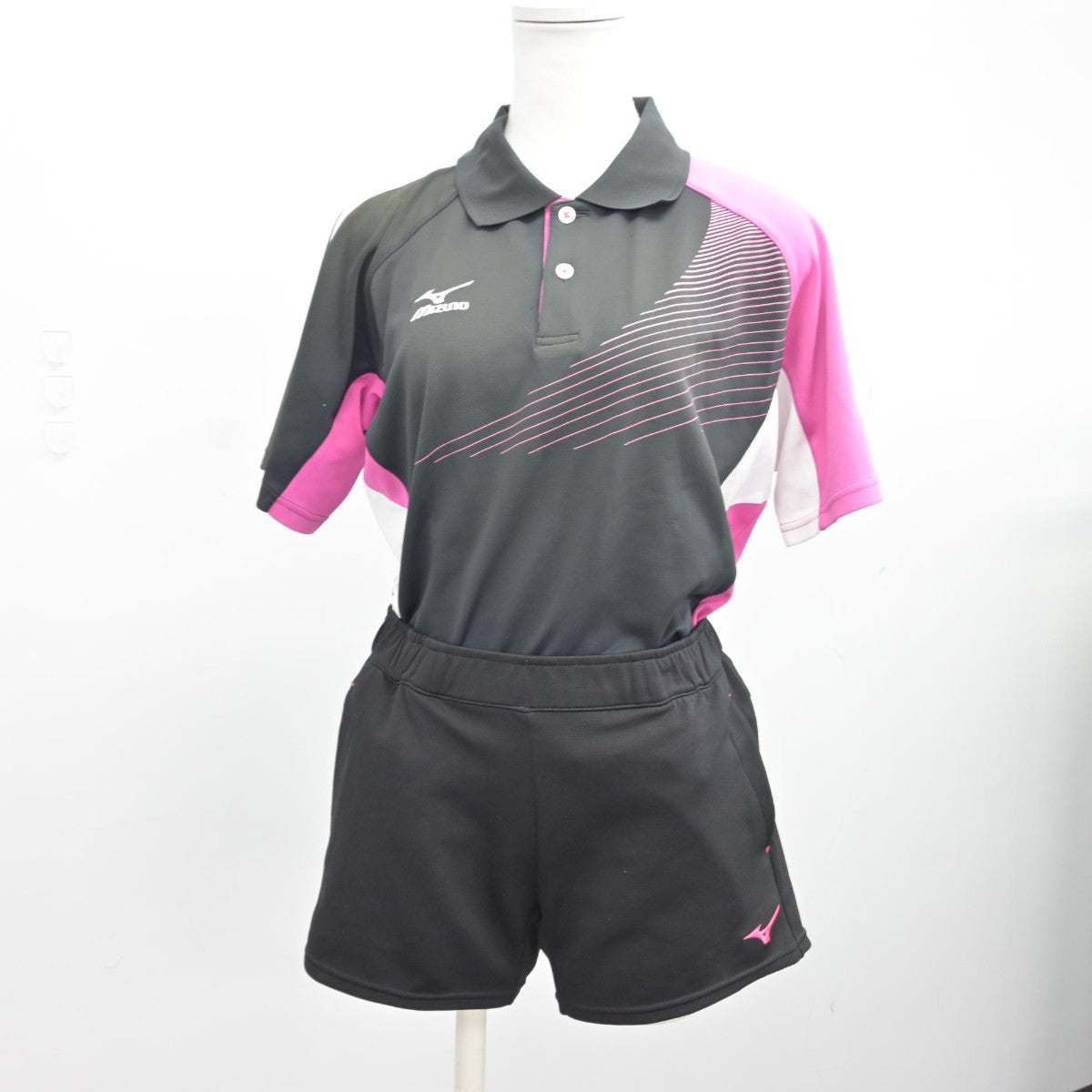 【中古】埼玉県 蓮田南中学校テニス部ユニフォーム 女子制服 3点（部活ユニフォーム 上・部活ユニフォーム 下・部活ユニフォーム 下）sf0