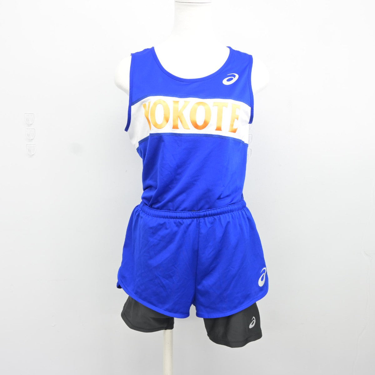 【中古】福岡県 横手中学校陸上部ユニフォーム 女子制服 3点(部活ユニフォーム 上・部活ユニフォーム 下・部活ユニフォーム 下)sf034