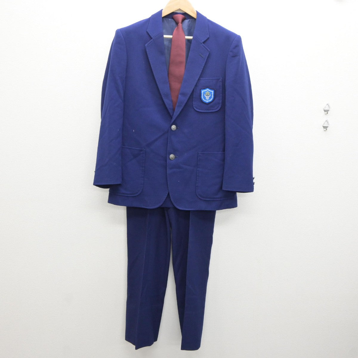 【中古】北海道 明苑中学校 男子制服 5点(ブレザー・ズボン・ズボン)sf035076 中古制服通販パレイド