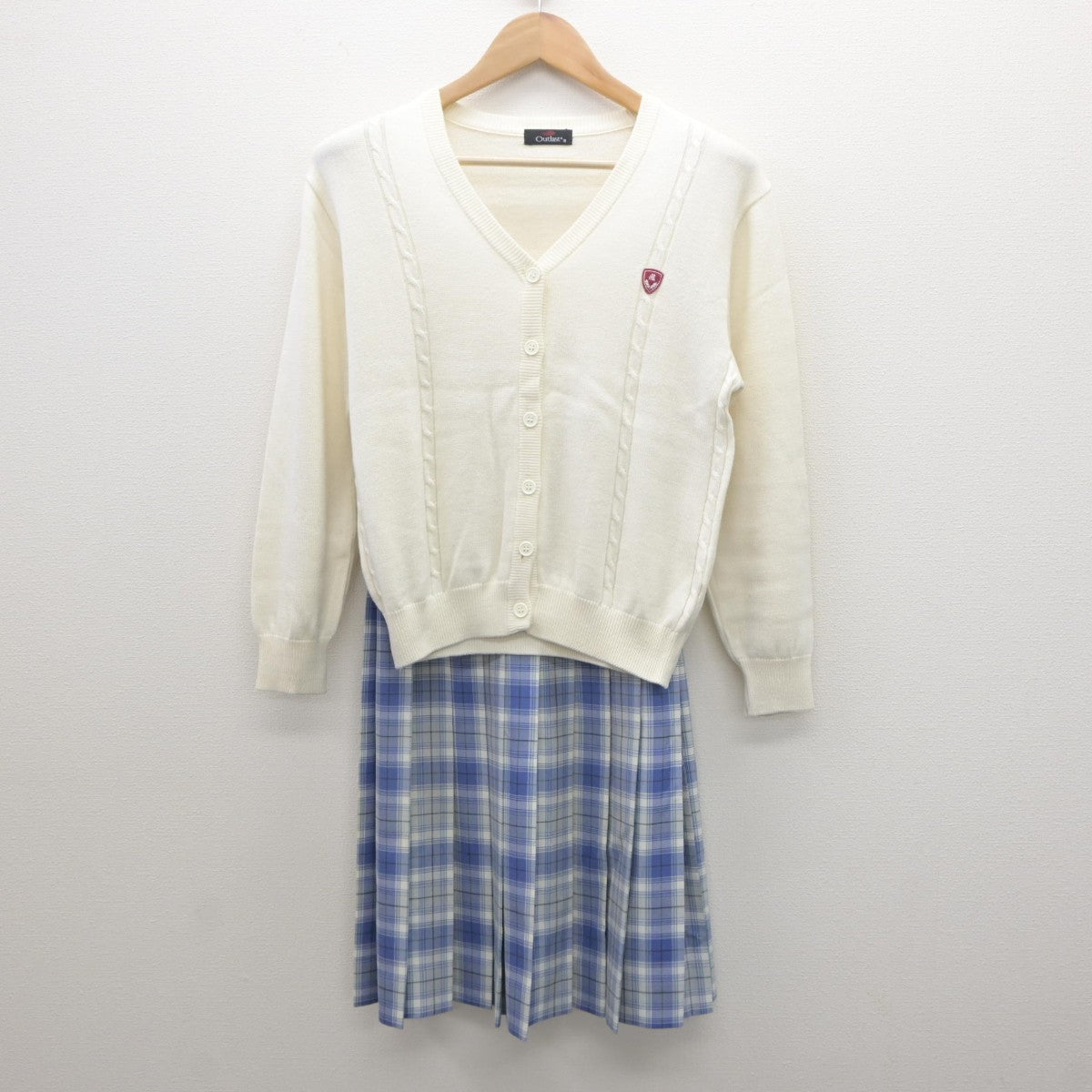 【中古】愛知県 名城大学附属高等学校 女子制服 3点（ニット・ニットベスト・スカート）sf035185 中古制服通販パレイド