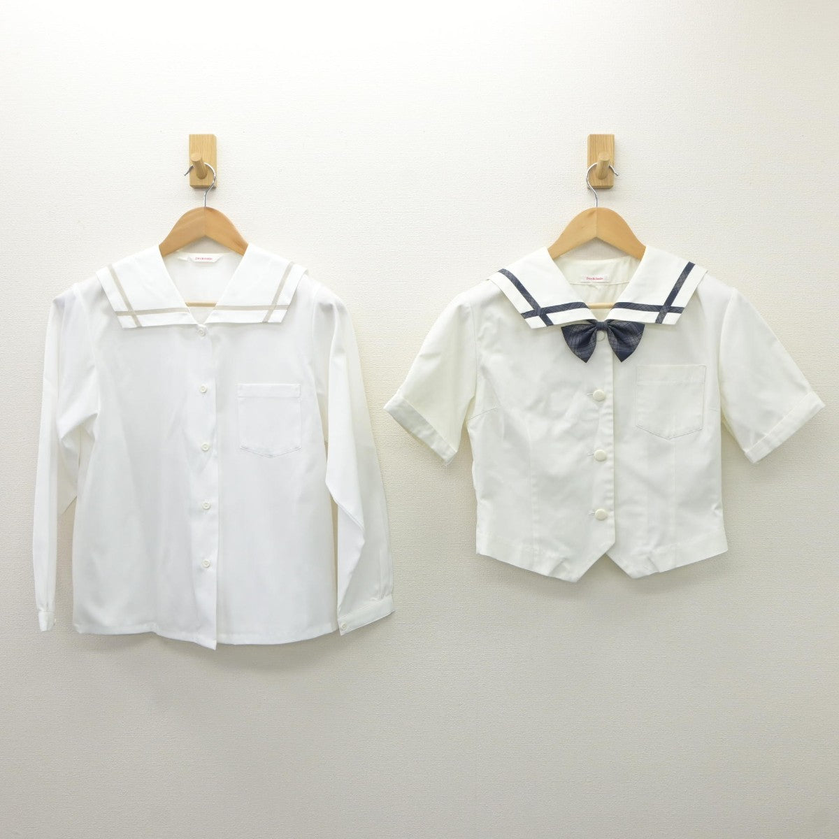 【中古】岡山県 岡山南高等学校 女子制服 3点（セーラー服・シャツ）sf035235 中古制服通販パレイド