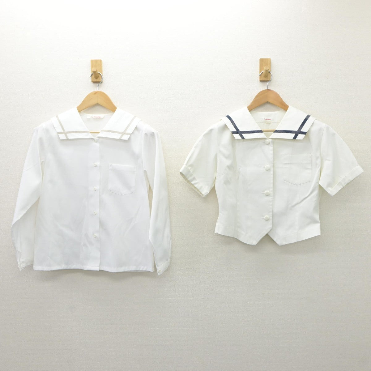【中古】岡山県 岡山南高等学校 女子制服 2点（セーラー服・シャツ）sf035238 中古制服通販パレイド