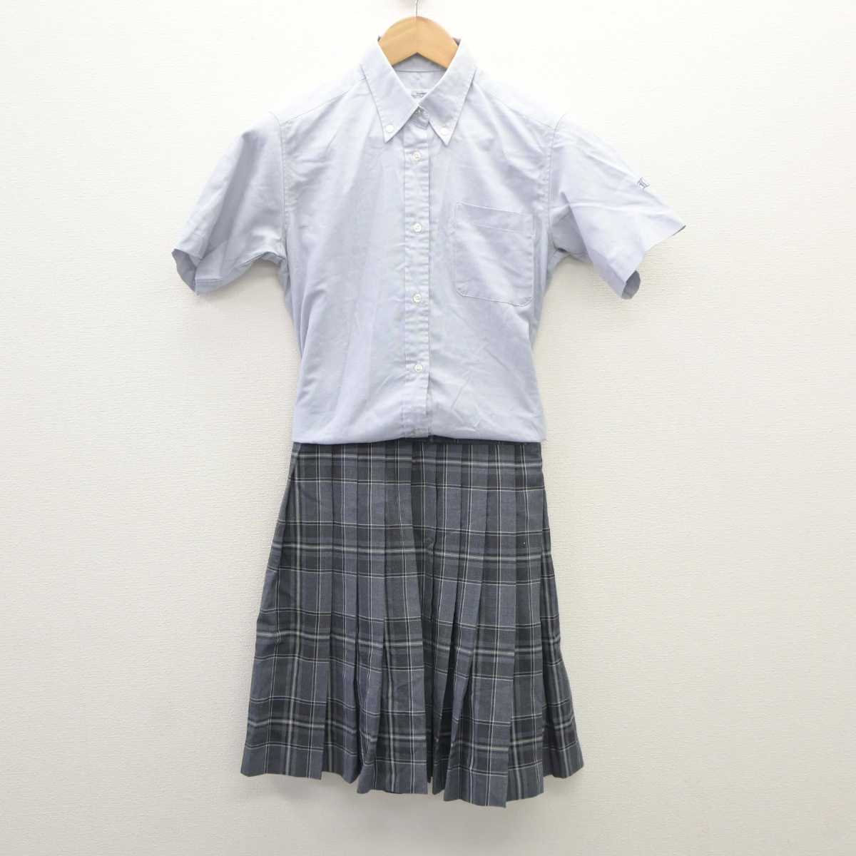 【中古】埼玉県 浦和実業中学高等学校 女子制服 2点（シャツ・スカート）sf035553 中古制服通販パレイド