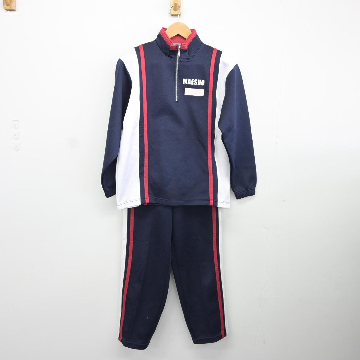 【中古】群馬県 前橋商業高等学校 女子制服 3点（ジャージ 上・ジャージ 下・体操服 下）sf036037 中古制服通販パレイド