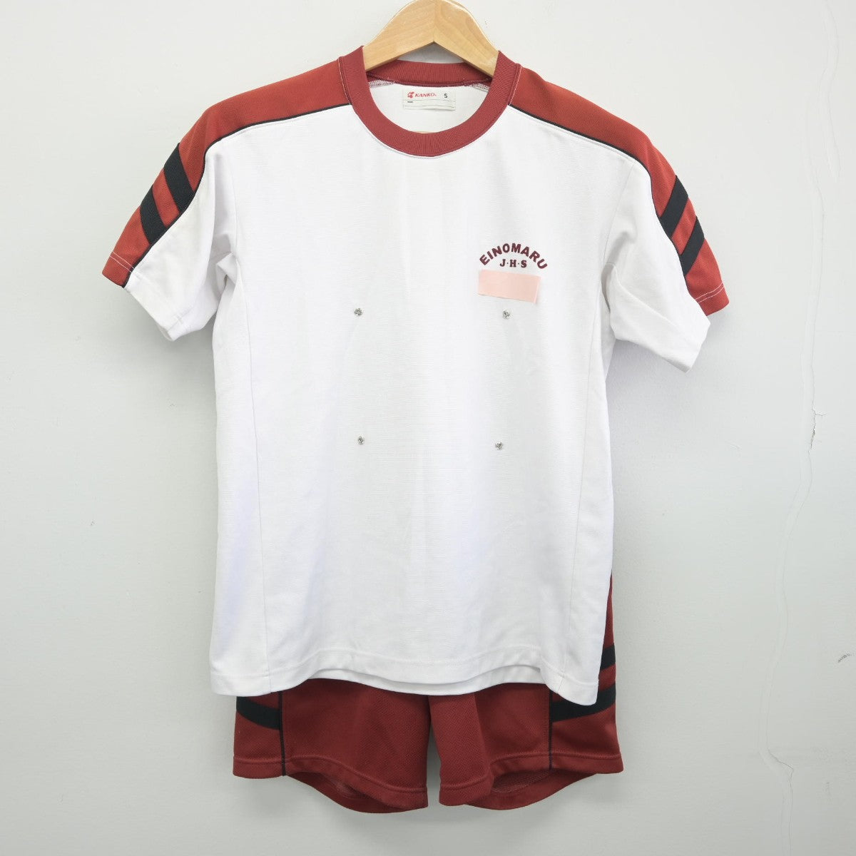 【中古】福岡県 北九州市立永犬丸中学校 女子制服 2点（体操服 上・体操服 下）sf036106 中古制服通販パレイド