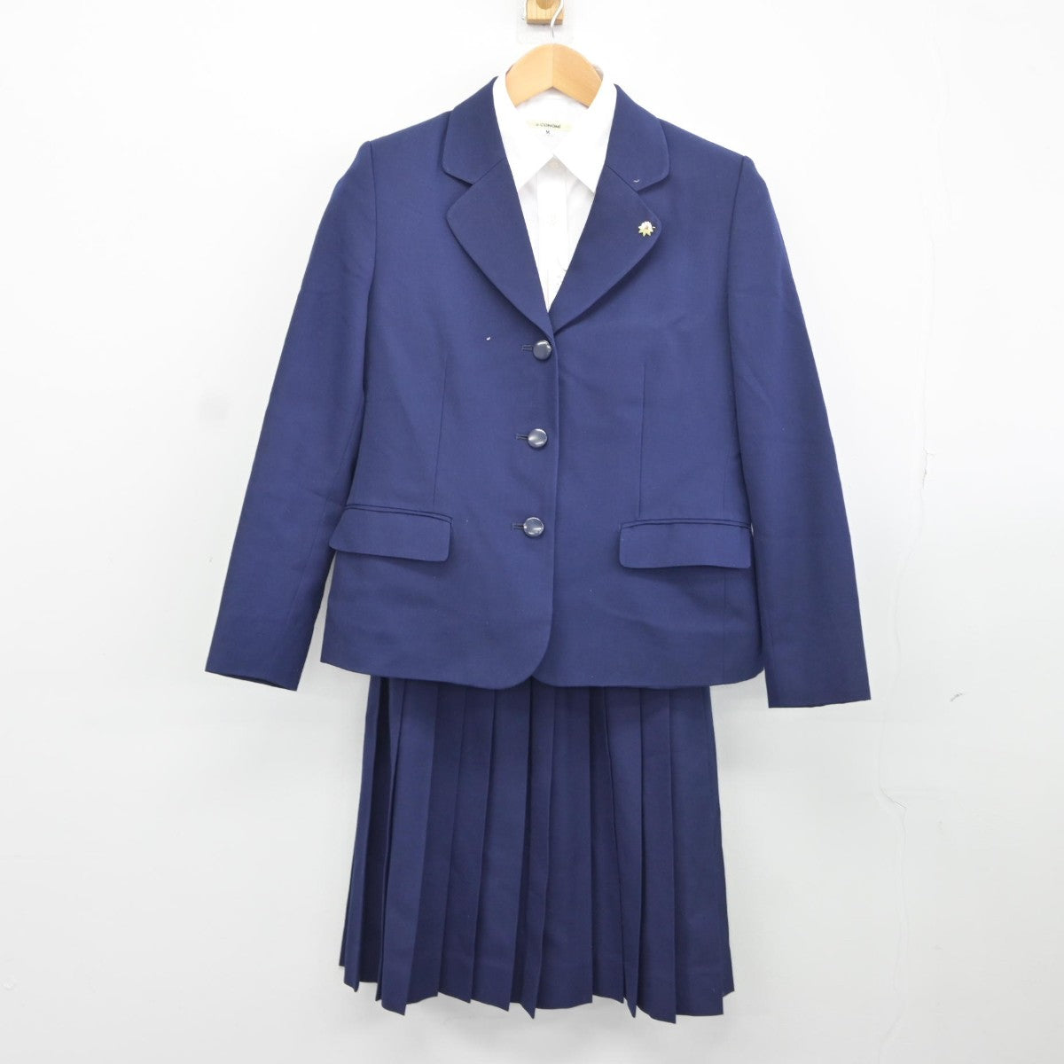 【中古】千葉県 薬園台高等学校 女子制服 3点（ブレザー・シャツ・スカート）sf036689 中古制服通販パレイド
