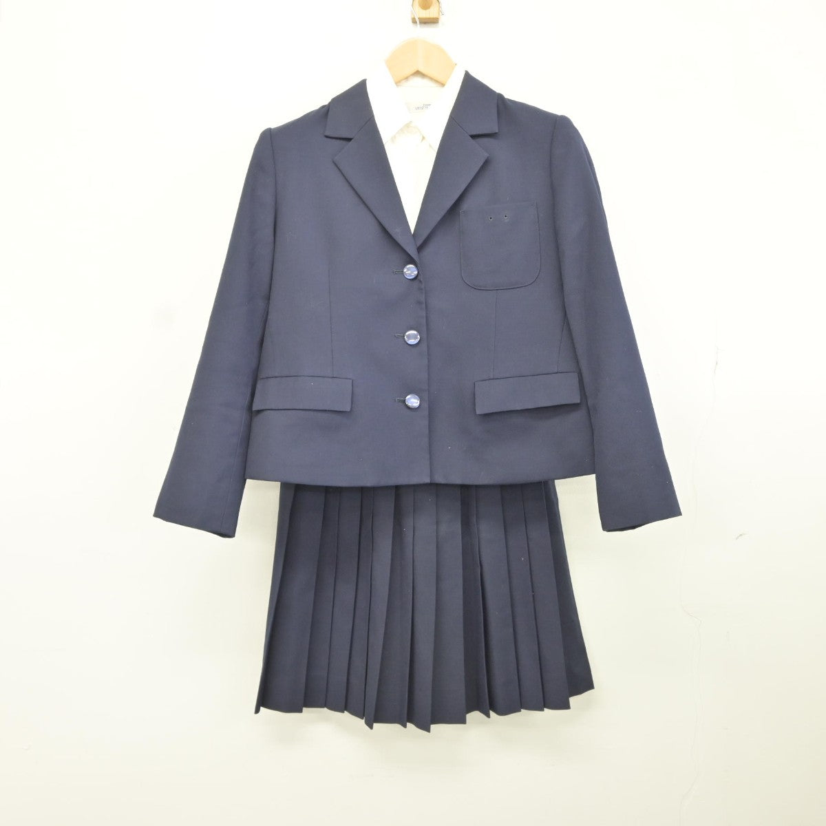 【中古】岐阜県 大垣工業高等学校 女子制服 4点（ブレザー・シャツ・スカート）sf036734 中古制服通販パレイド