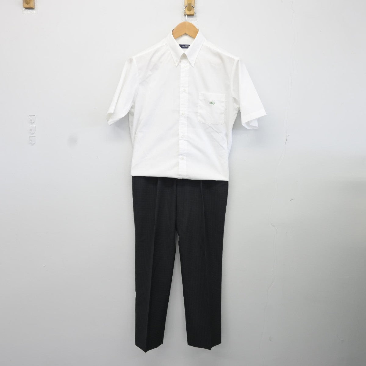【中古】愛知県 愛知産業大学三河高等学校 男子制服 2点（シャツ・ズボン）sf037162 中古制服通販パレイド
