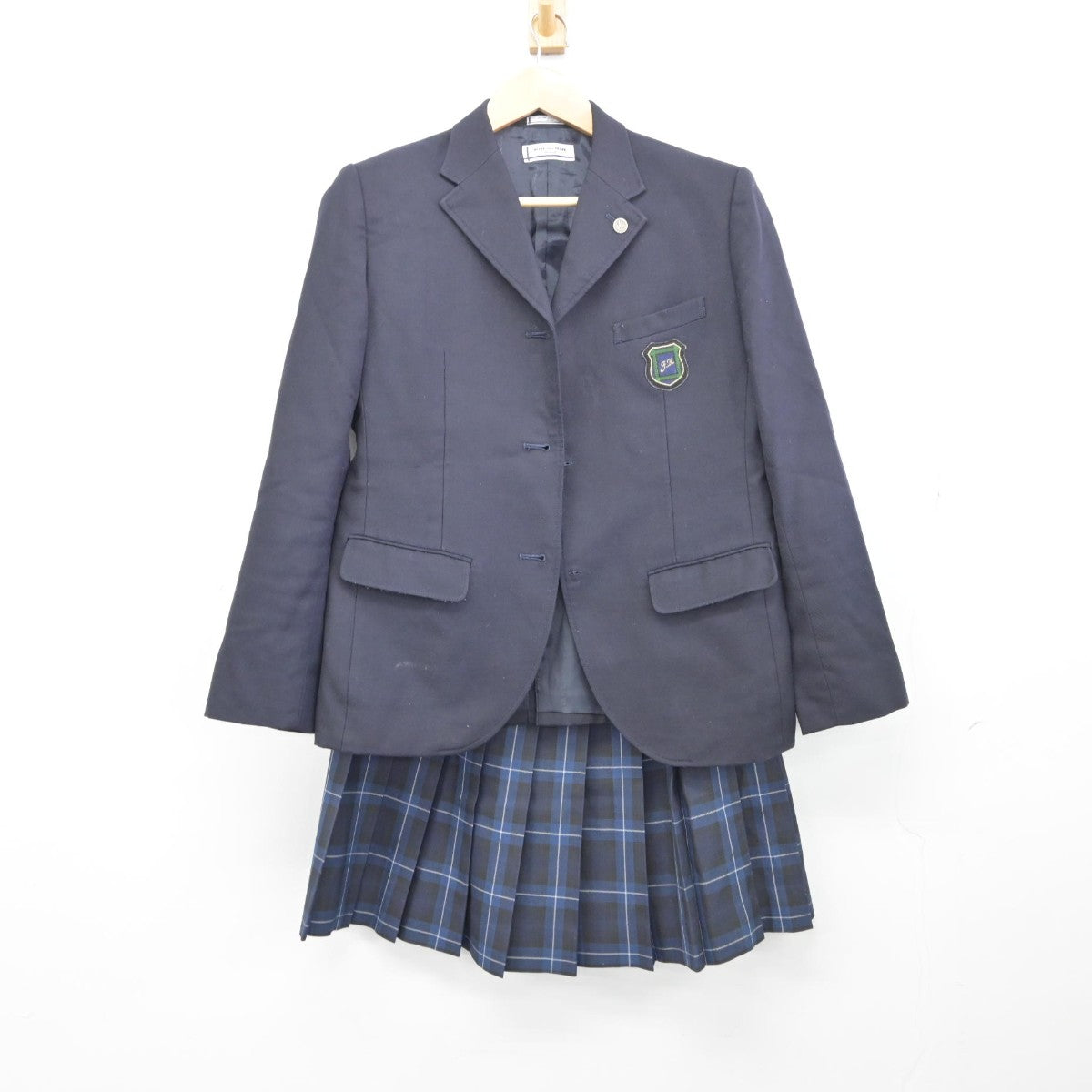 【中古】福岡県 福岡講倫館高等学校 女子制服 2点（ブレザー・スカート）sf037223 中古制服通販パレイド