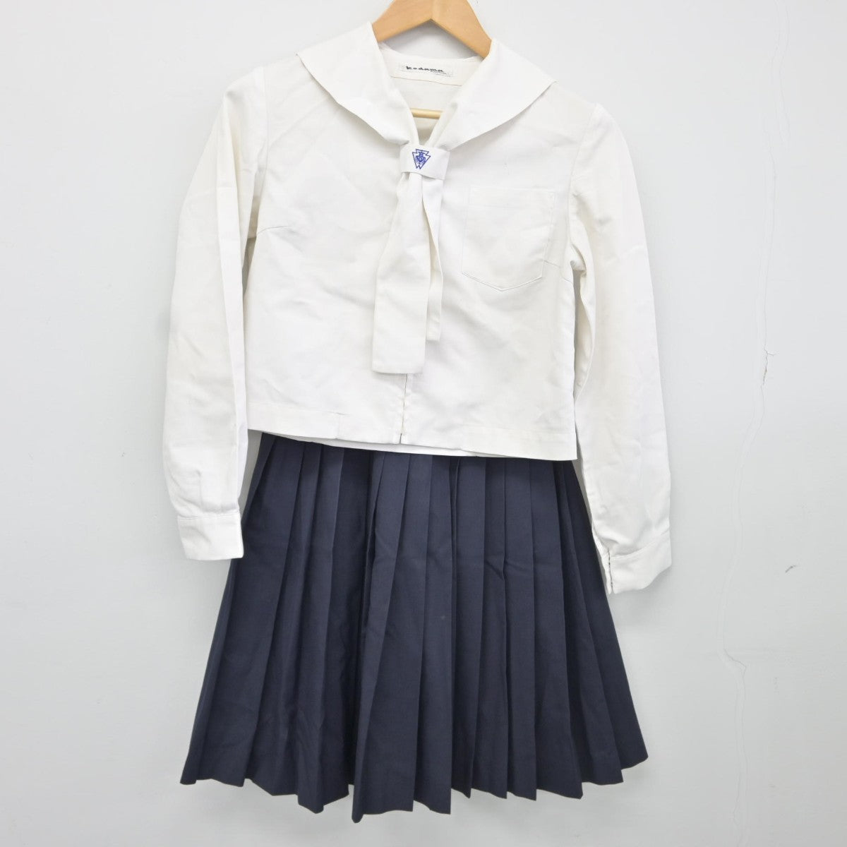 【中古】広島県 福山葦陽高等学校 女子制服 2点（セーラー服・スカート）sf037253 中古制服通販パレイド