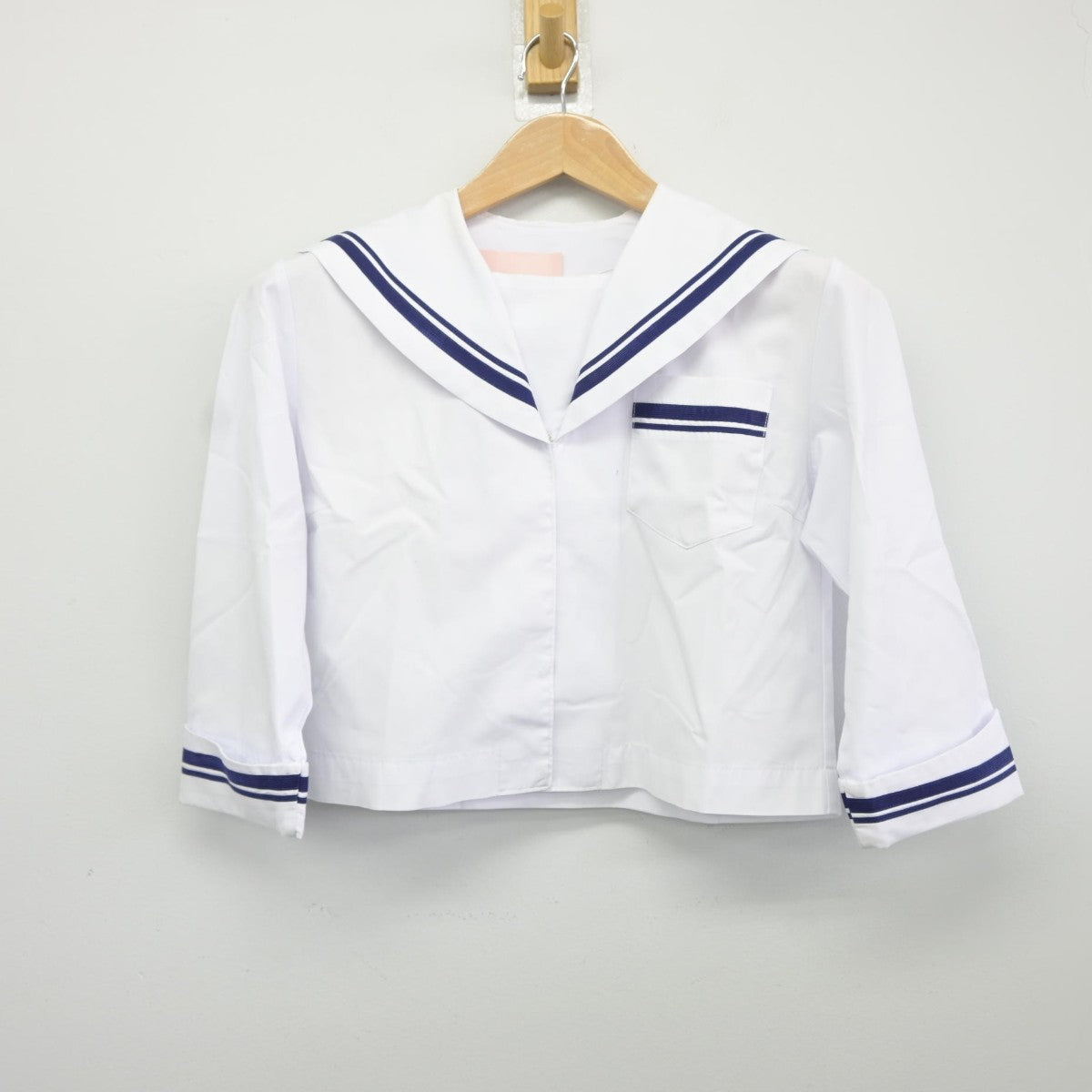 【中古】静岡県 掛川西中学校 女子制服 2点（セーラー服）sf037369 中古制服通販パレイド