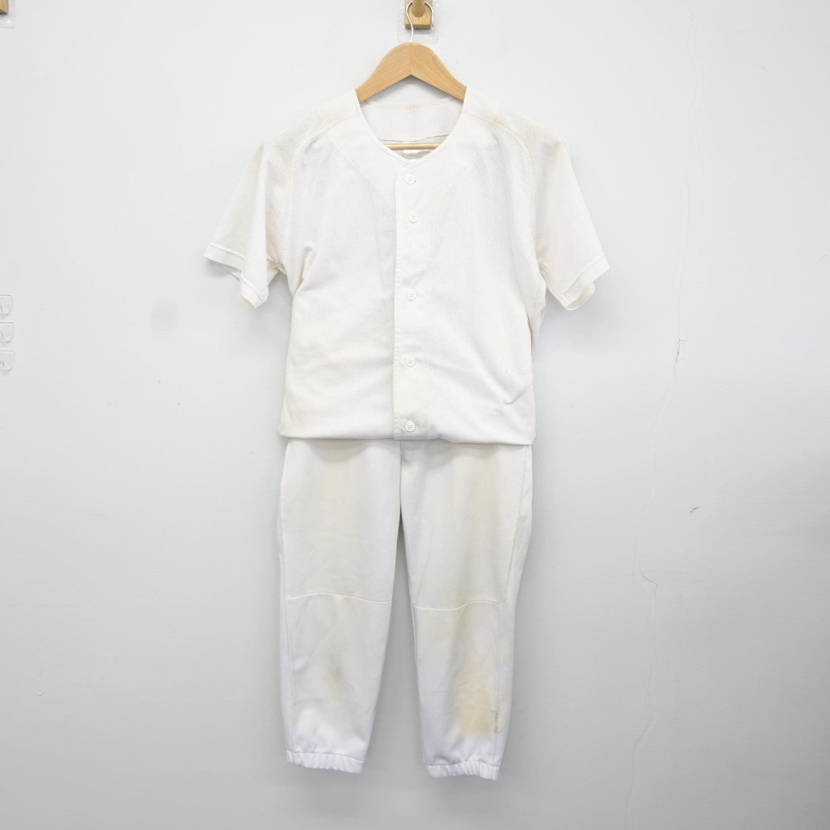 【中古】茨城県 関城中学校野球部 男子制服 2点（部活ユニフォーム 上・部活ユニフォーム 下）sf037651 中古制服通販パレイド
