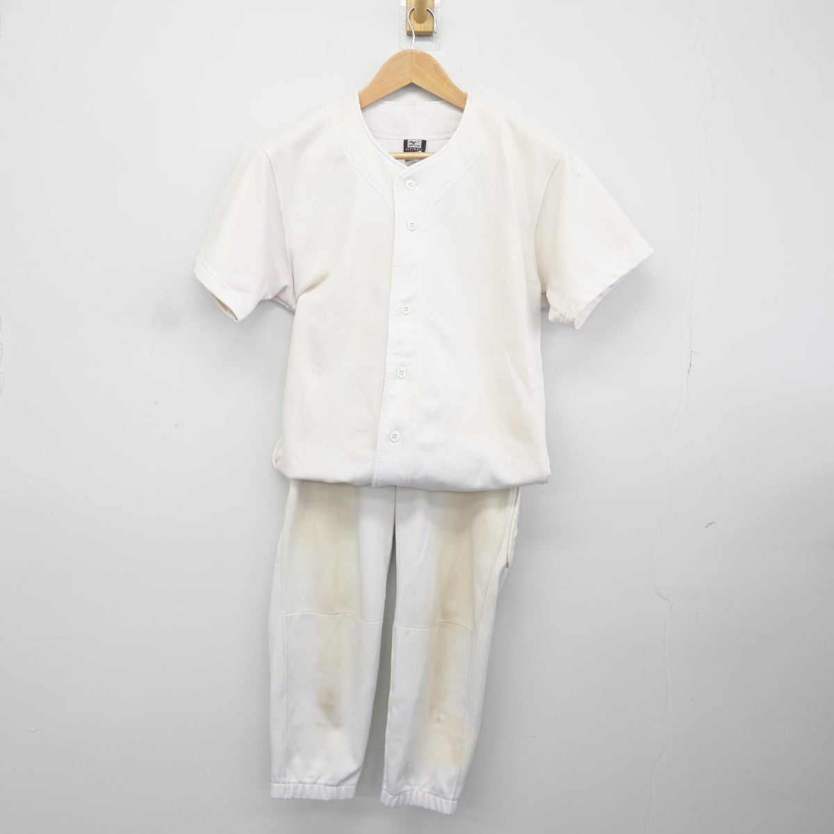 【中古】茨城県 関城中学校野球部 男子制服 2点(部活ユニフォーム 上・部活ユニフォーム 下)sf037652 中古制服通販パレイド