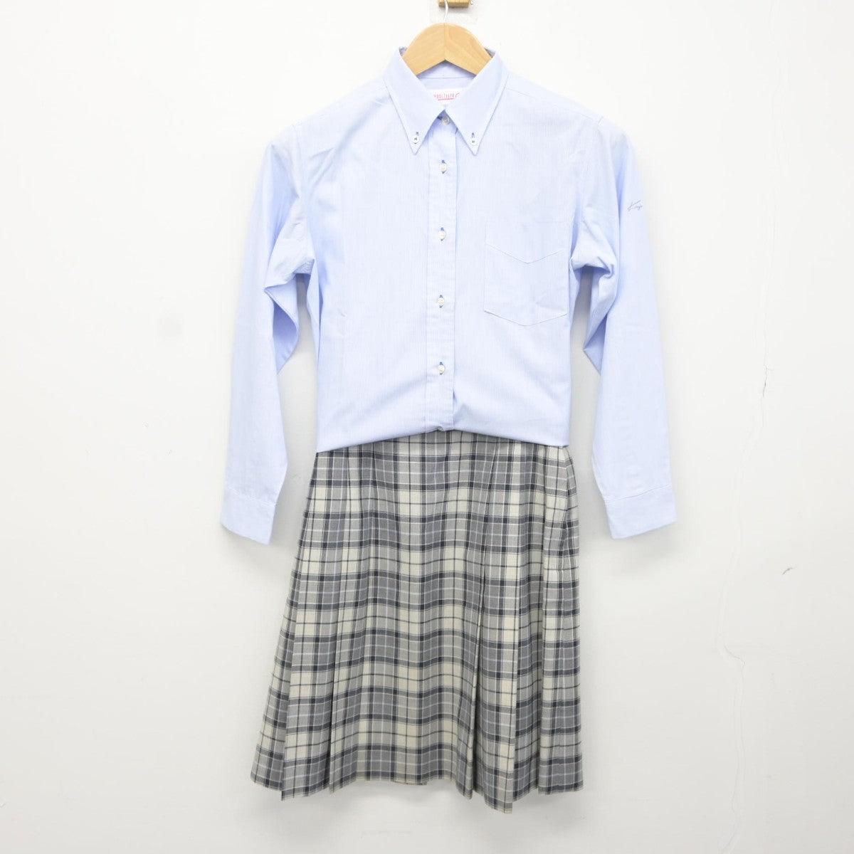 【中古】東京都 錦城高等学校 女子制服 3点(シャツ・シャツ・スカート)sf037797 中古制服通販パレイド