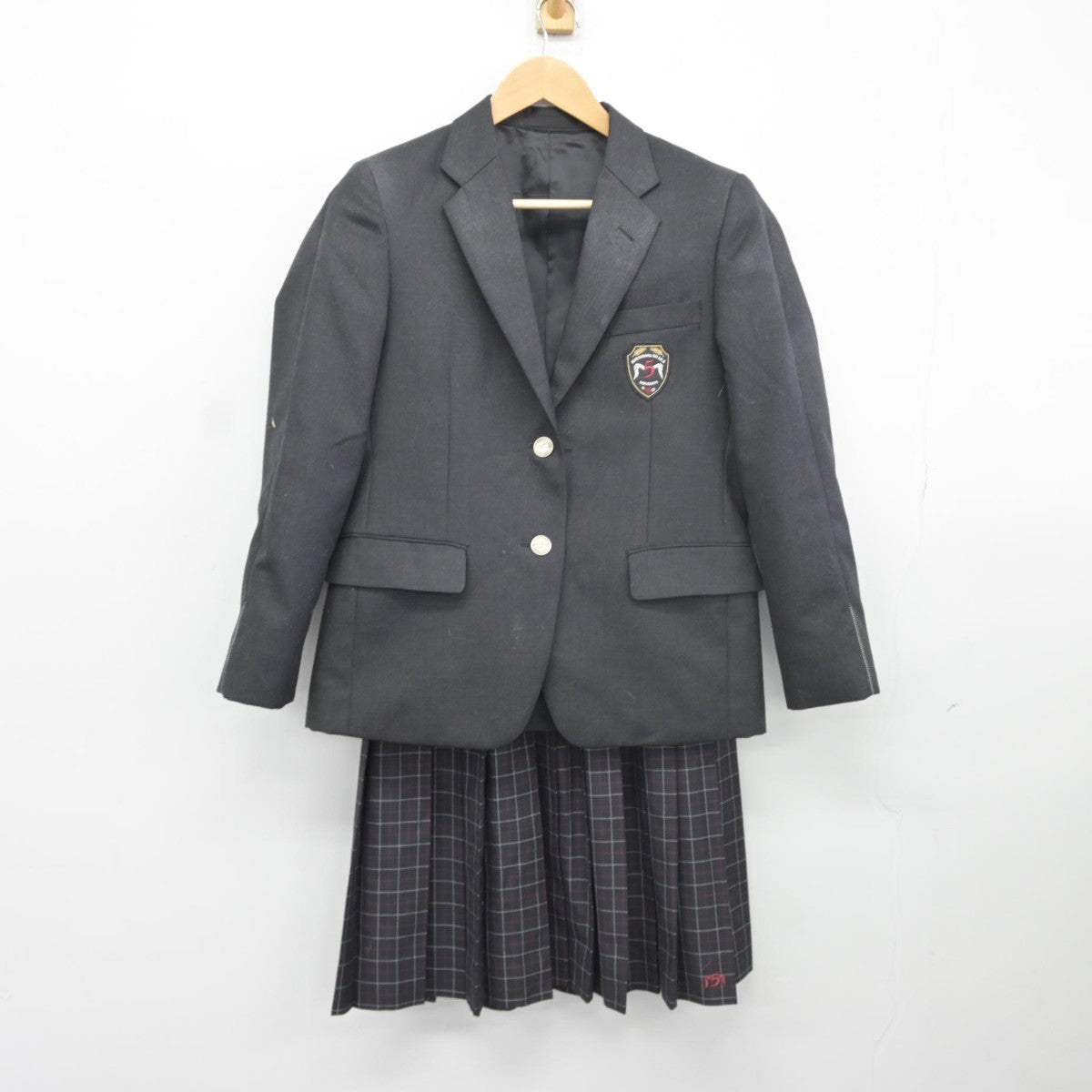 【中古】大阪府 松原第五中学校 女子制服 2点（ブレザー・スカート）sf037977 中古制服通販パレイド