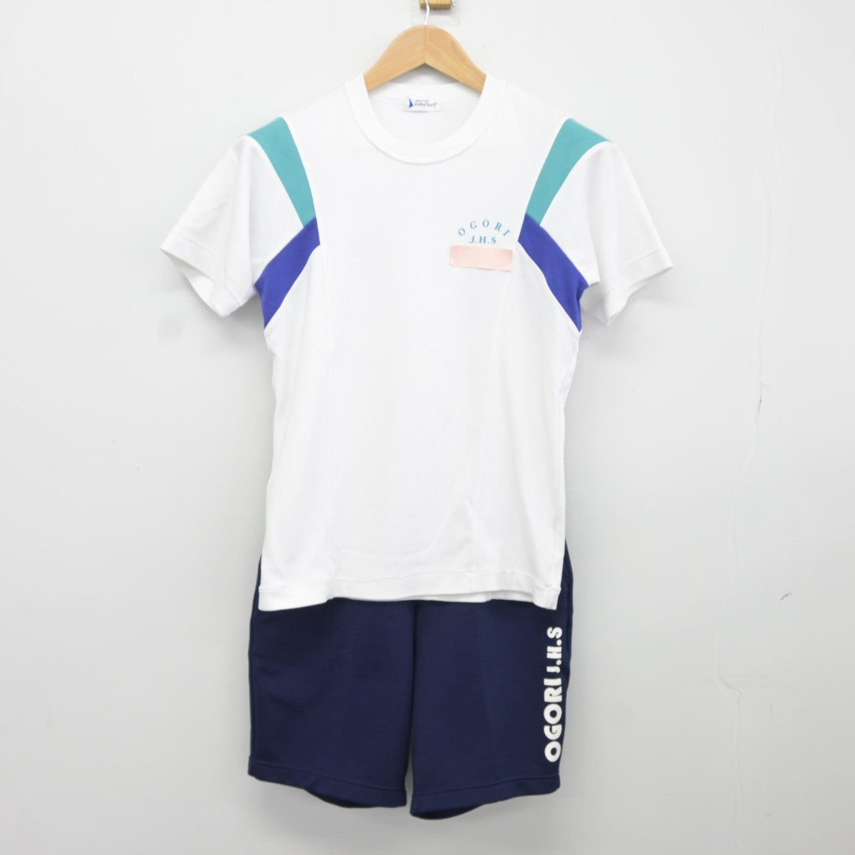 【中古】山口県 小郡中学校 女子制服 2点（体操服 上・体操服 下）sf038014 中古制服通販パレイド