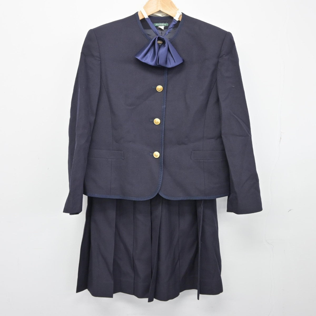 【中古】兵庫県 伊丹高等学校 女子制服 3点（ブレザー・スカート）sf038660 中古制服通販パレイド
