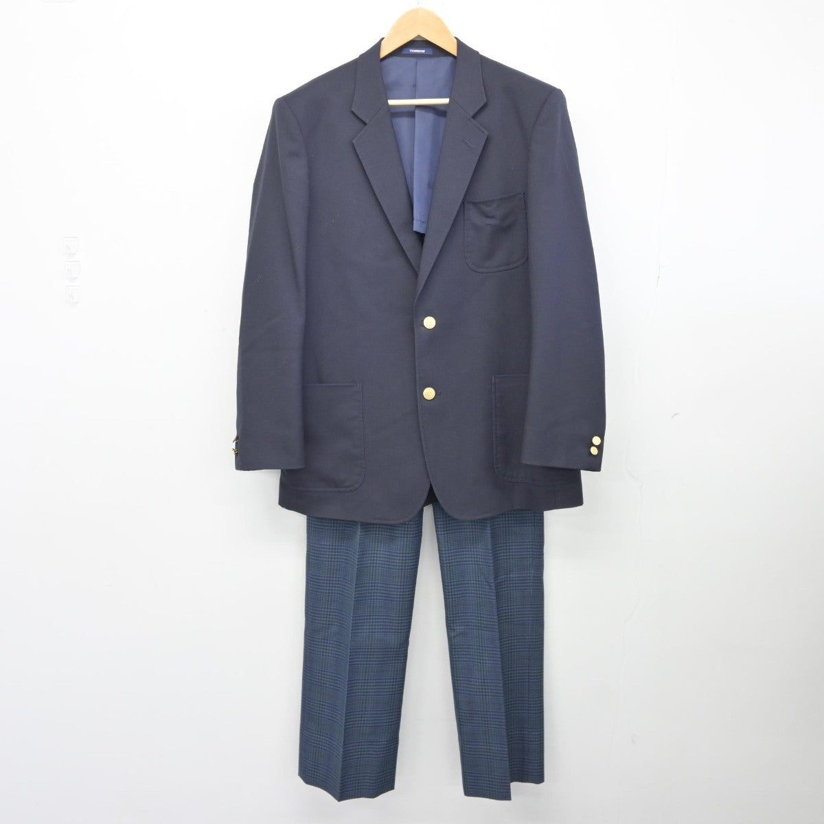 【中古】千葉県 有吉中学校 男子制服 4点（ブレザー・ズボン）sf038813 中古制服通販パレイド