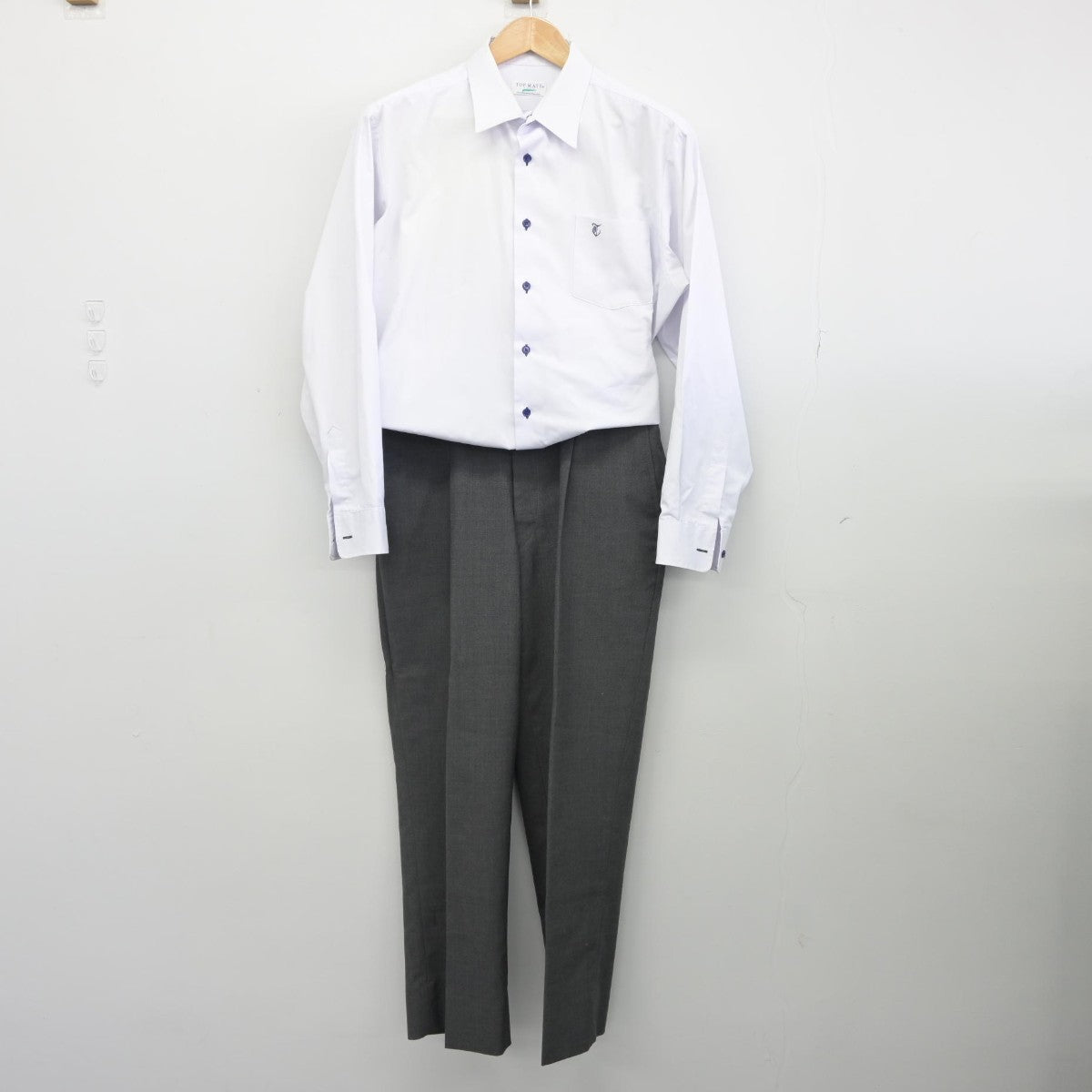 【中古】滋賀県 玉川高等学校 男子制服 2点(シャツ・ズボン)sf038856 中古制服通販パレイド