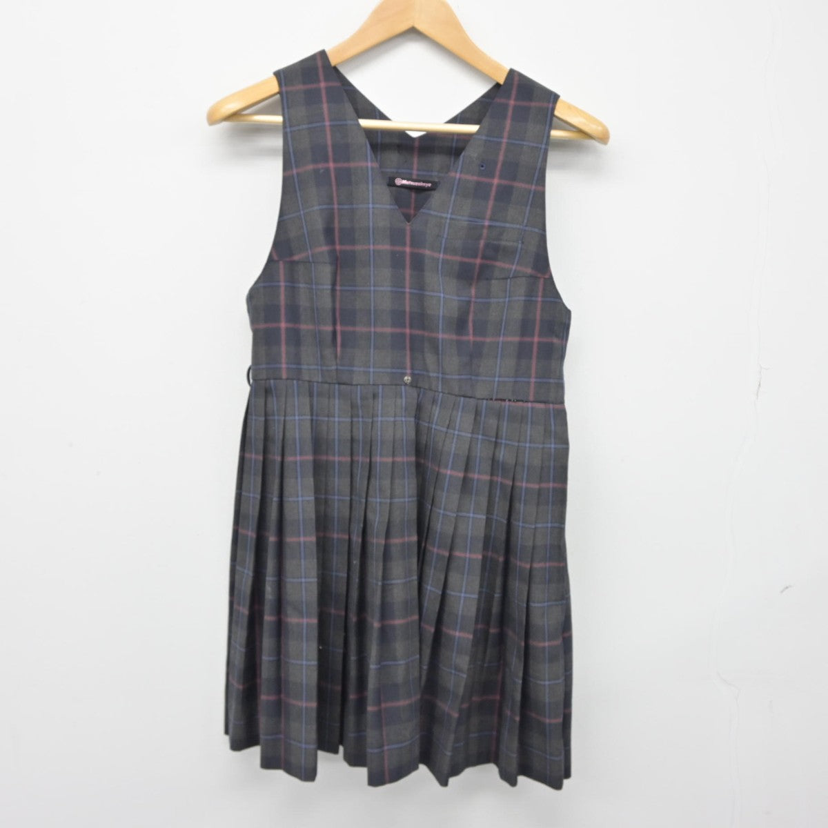【中古】愛知県 修文女子高等学校旧制服 女子制服 1点（ジャンパースカート）sf039205 中古制服通販パレイド