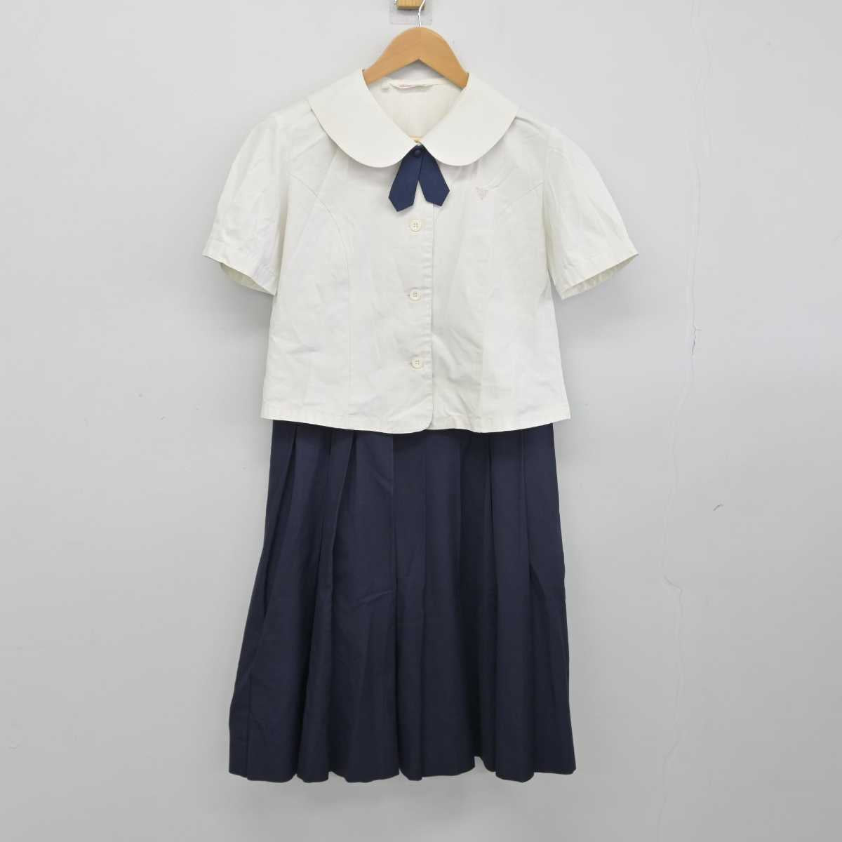 【中古】福岡県 八幡高等学校 女子制服 3点(シャツ・スカート)sf039420 中古制服通販パレイド
