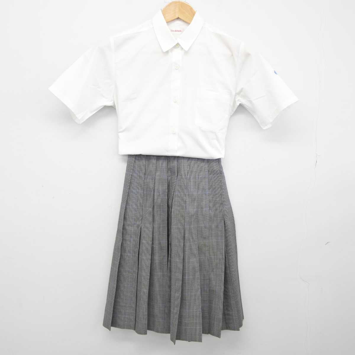 【中古】東京都 羽田中学校 女子制服 3点（シャツ・スカート）sf039476 中古制服通販パレイド