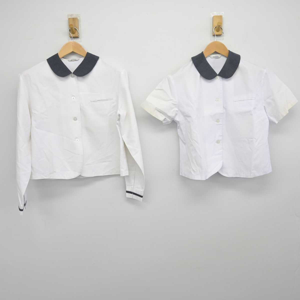 【中古】神奈川県 日吉中学校 女子制服 2点（シャツ・シャツ）sf039539 中古制服通販パレイド
