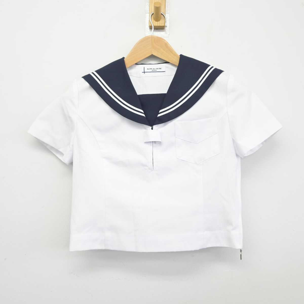 【中古】北海道 千歳高等学校 女子制服 1点（セーラー服）sf039559 中古制服通販パレイド