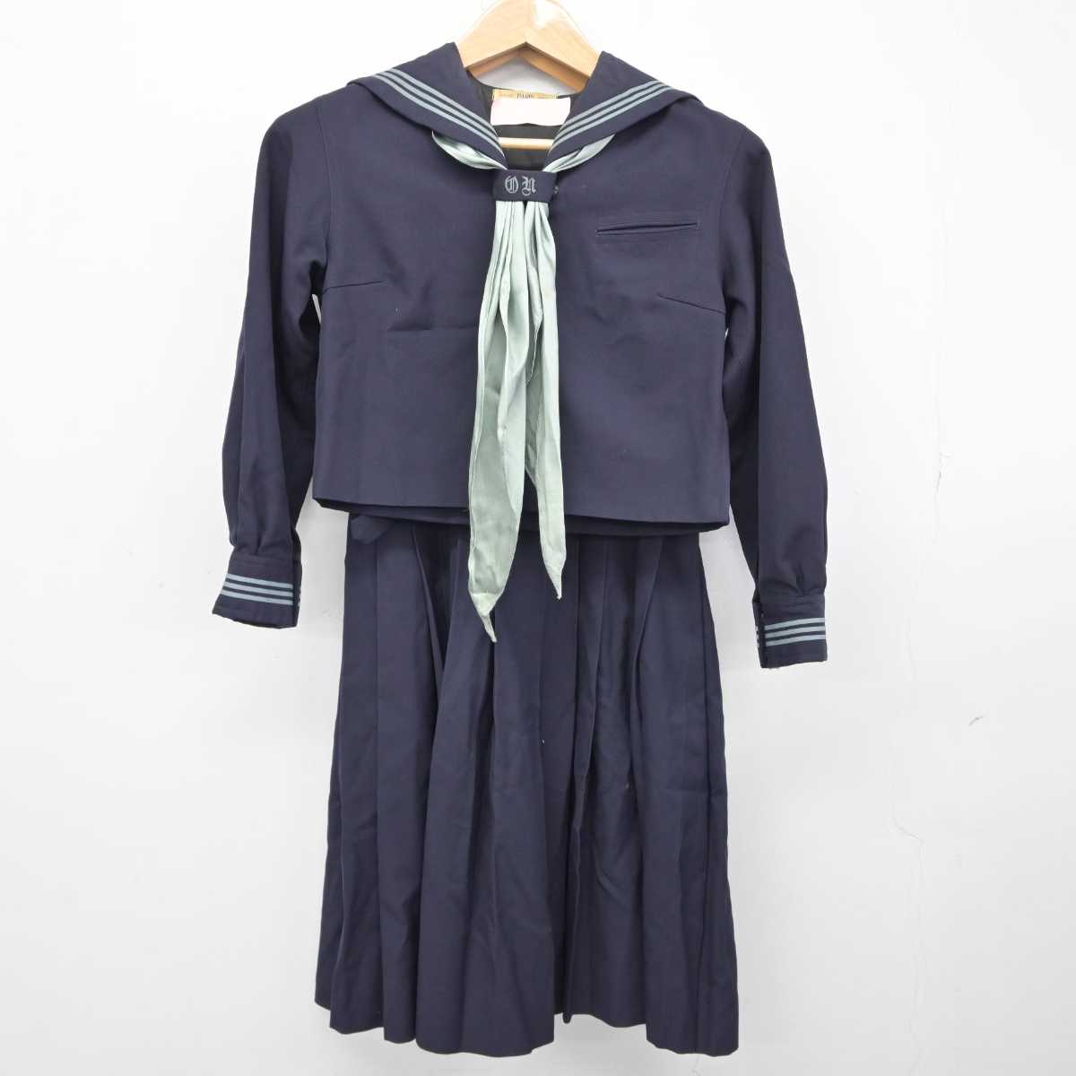 【中古】東京都 大妻中野中学校高等学校 女子制服 5点（セーラー服・ジャンパースカート・スカート）sf039562 中古制服通販パレイド